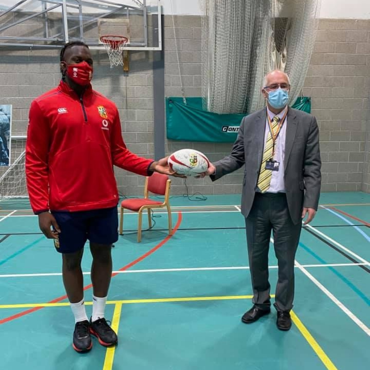 Victoria College - British and Irish Lions visit Victoria College