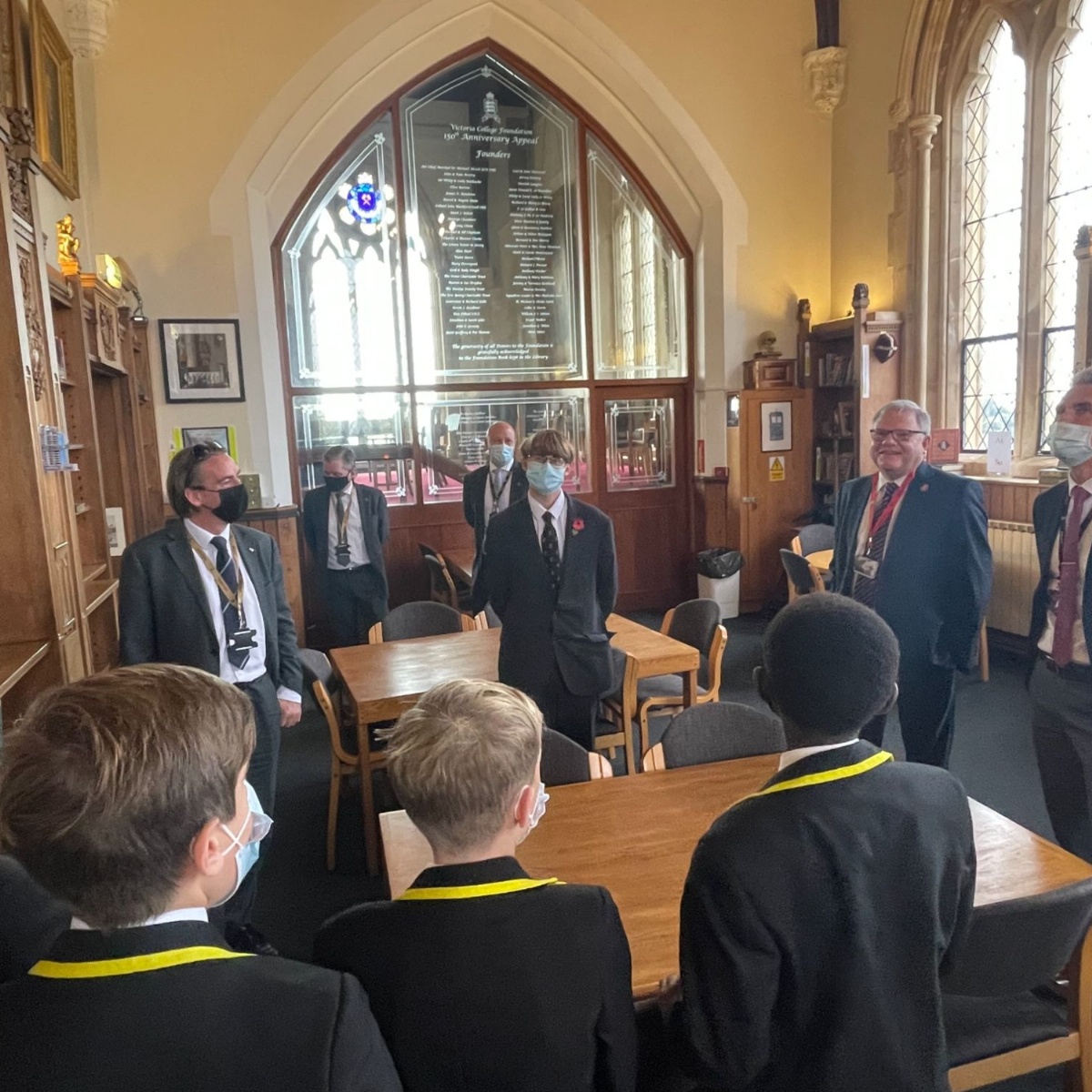 Victoria College - Minister for Children & Education visits College